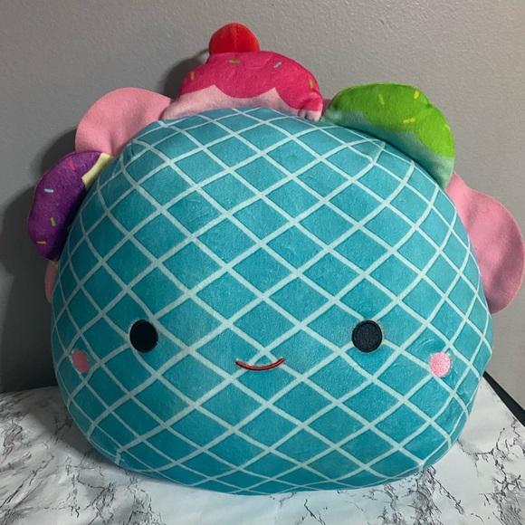 Squishmallows | Toys | Squishmallow Blue Ice Cream Plush | Poshmark